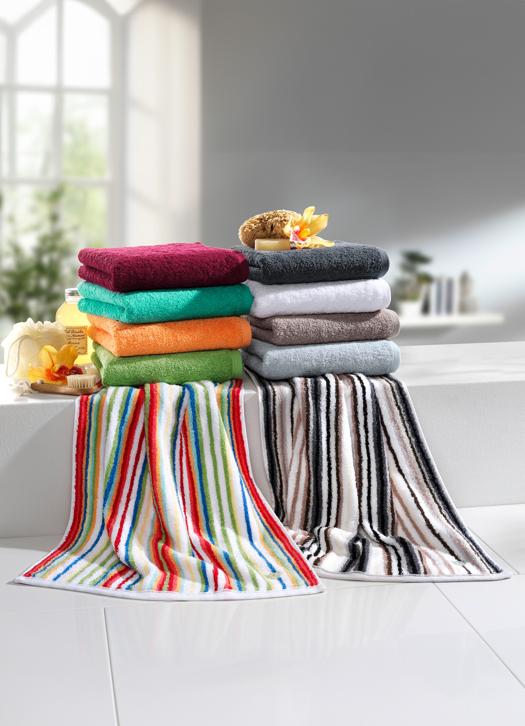 Kuschelige Frottier-Serie aus dem Hause ROSS - ANTHRAZIT | MONA